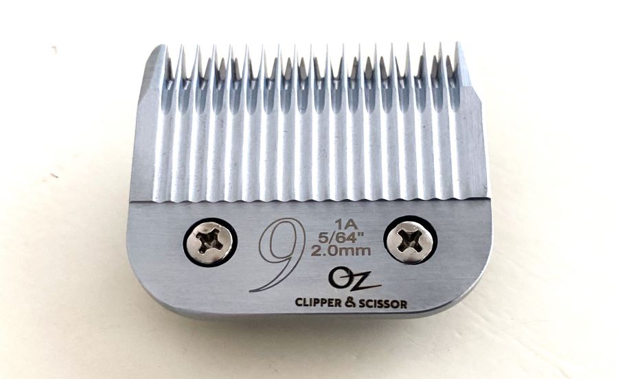 # 9 Clipper Blade - Oz Clipper and Scissors
